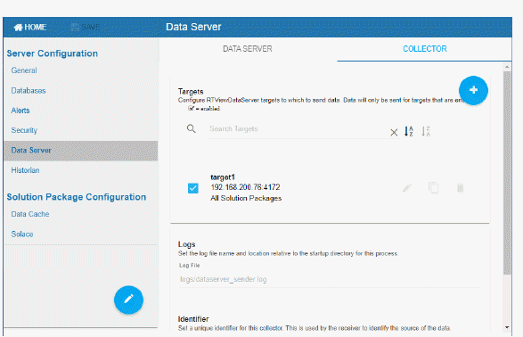 Data Server Page